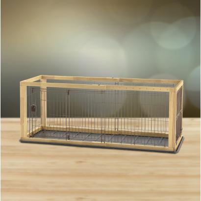 Expandable Dog Crates Natural Color | Expandable Pet Crate Natural